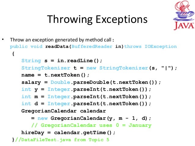 06 Exceptions