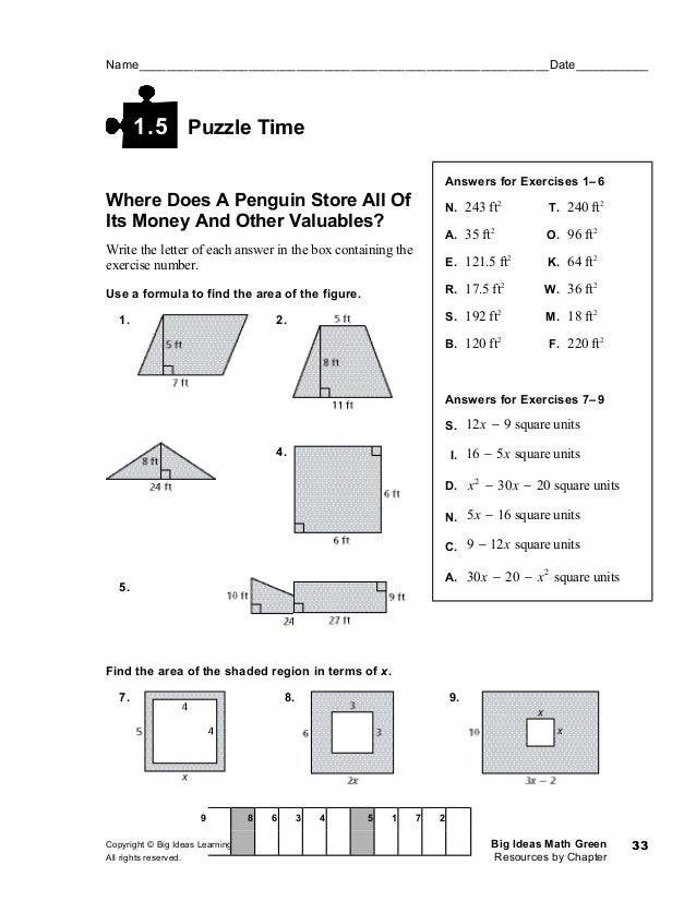 1 5 Puzzle Time 1 5 Puzzle Time