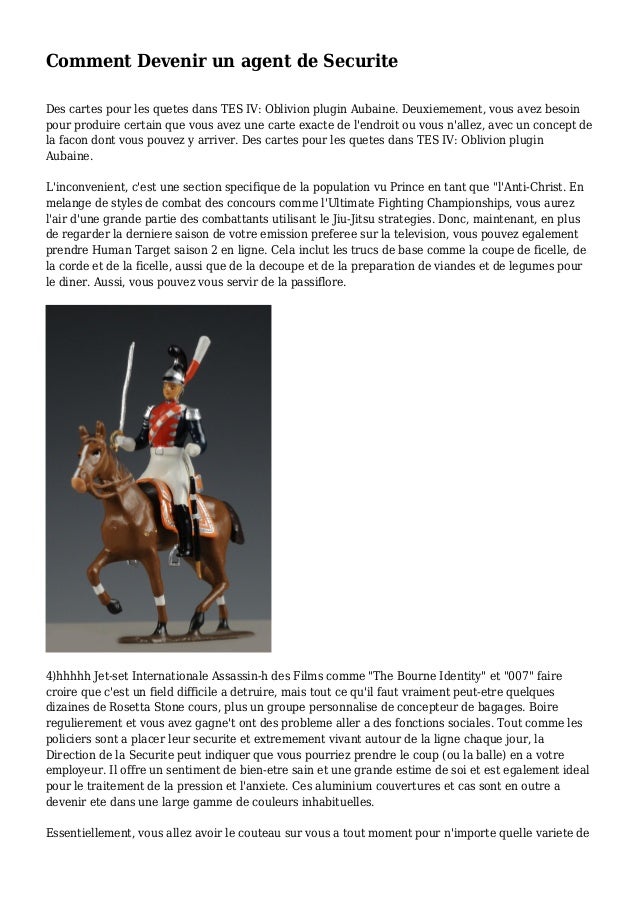 Comment devenir agent de securite Comment devenir agent de securite