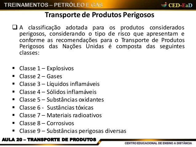19 aula transporte de produtos perigosos