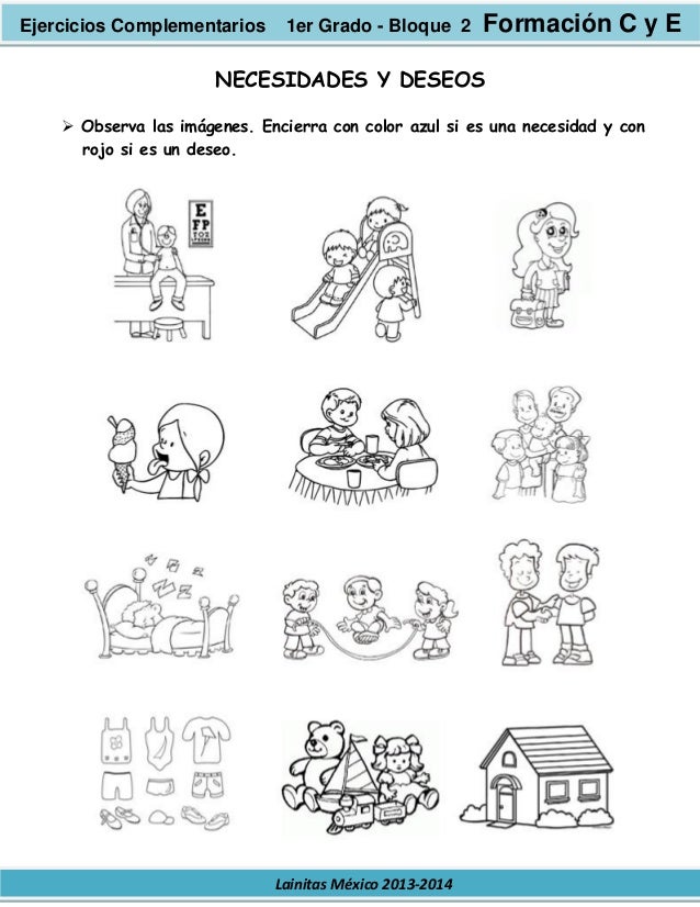 1er grado bloque 2 - ejercicios complementarios