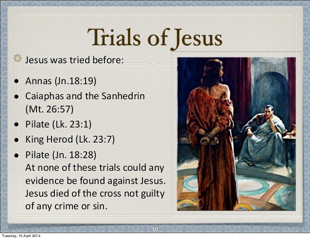 Passion of Christ Part 2 The Trials of Jesus