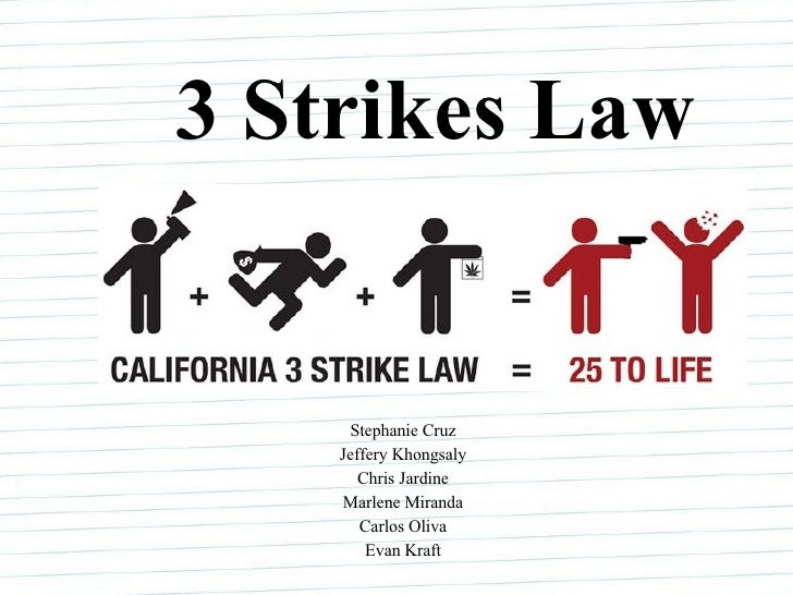 3 Strikes Law 3 Strikes Law