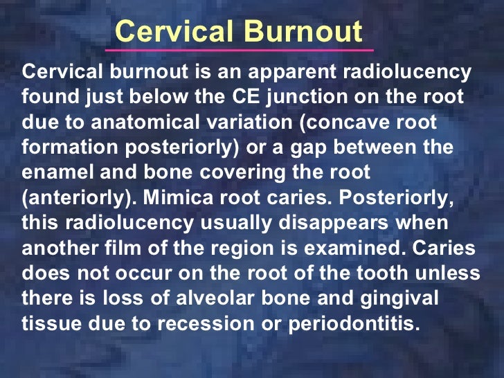 Radiographic Caries Diagnosis