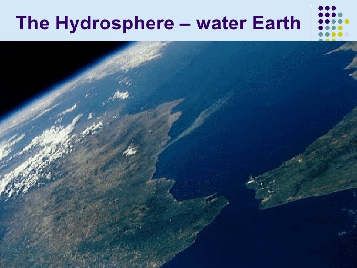 Earth Science. Hydrosphere ppt