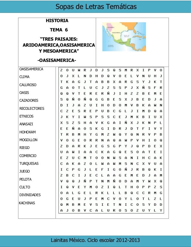 4to grado bloque 1 - sopa de letras