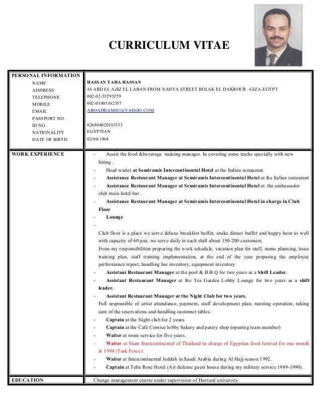 Hassan Cv