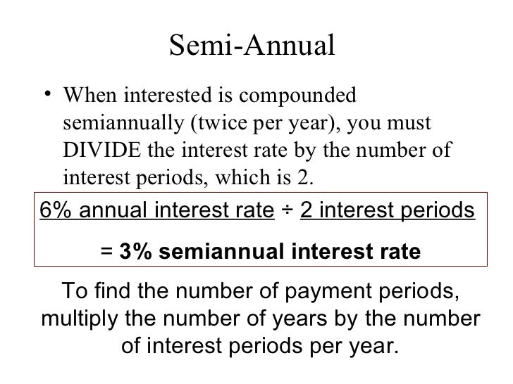 Semi annually D finition What Is Semi annually D finition What Is
