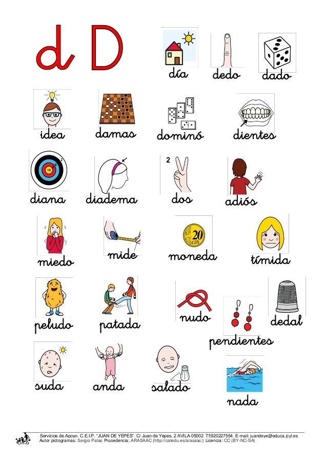 Lectura Letra D 