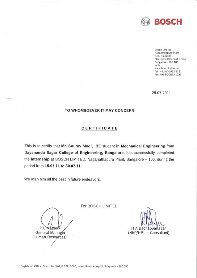 BOSCH INTERNSHIP CERTIFICATE bosch-internship-certificate