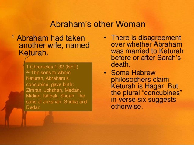 Abrahams Many Sons Genesis 25