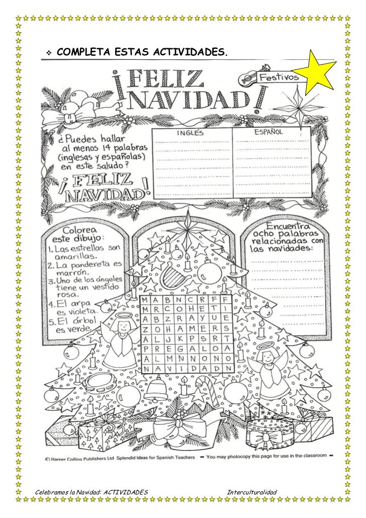 Actividades ¿cómo celebras tu navidad