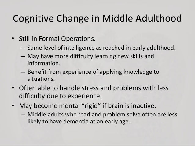 Adulthood Human Growth and Development