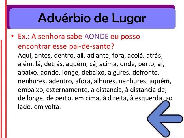 Apresentação Adverbios