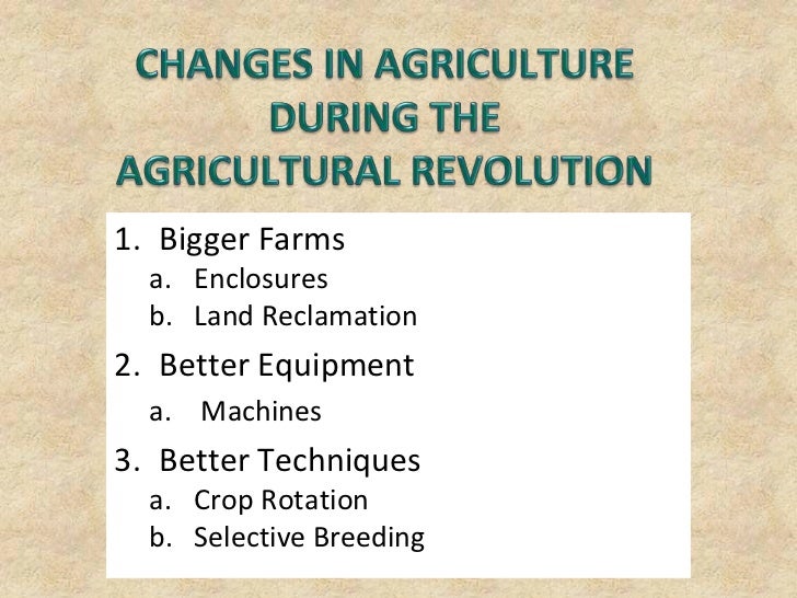 Agricultural Vs Industrial Revolution at James Polk blog