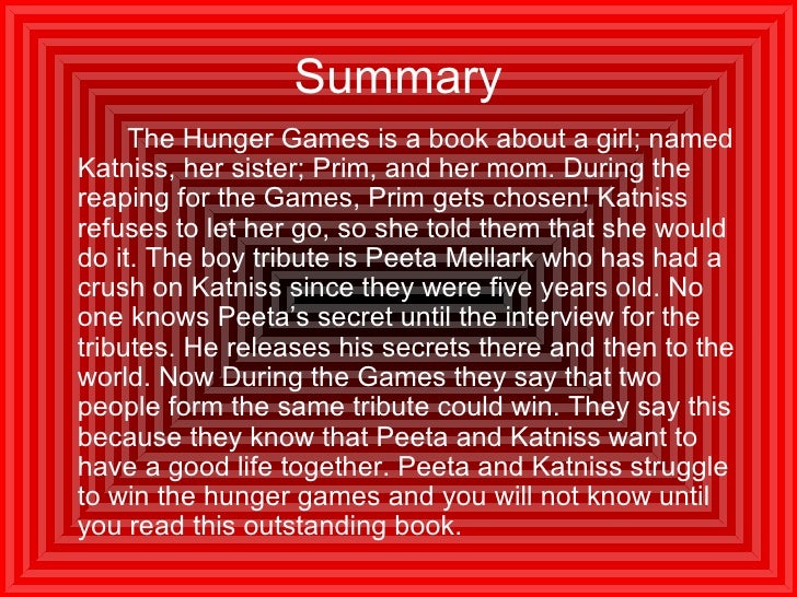  Summary Of The Hunger Games Series PDF The Hunger Games Trilogy 