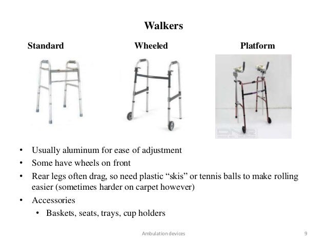 Ambulation devices final