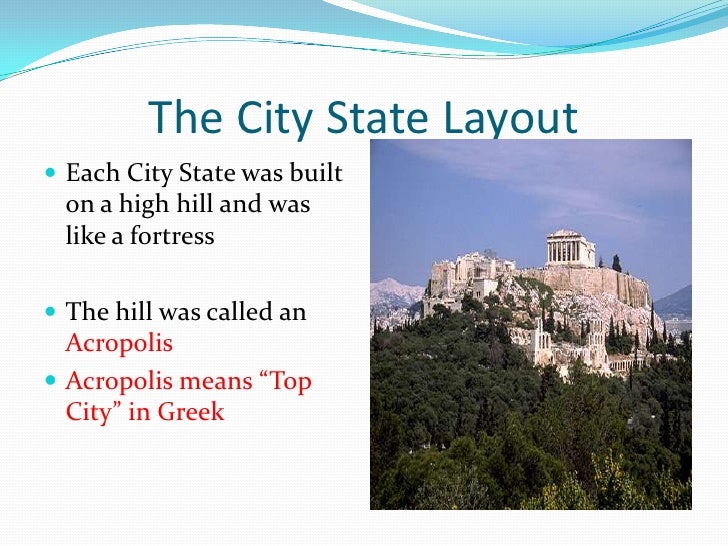 Greek City States Layout
