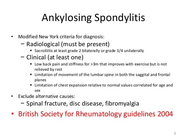 Ankylosing spondylitis Ankylosing spondylitis