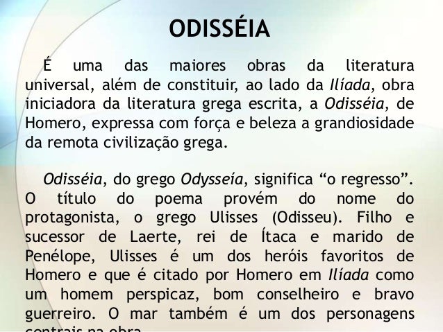 A Odisséia de Homero