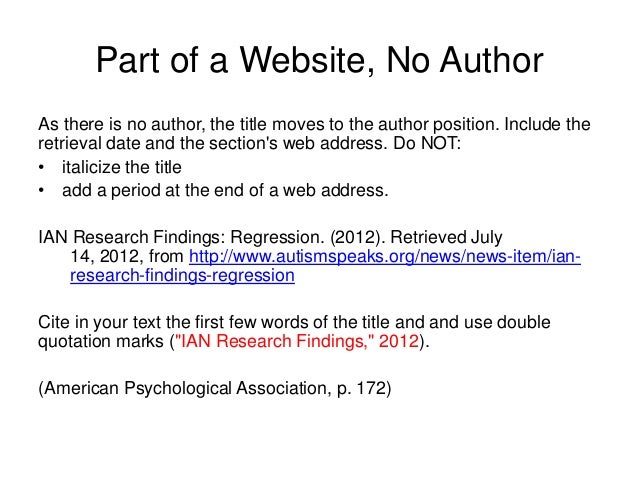 Annotated Bibliography Example With No Author A Step By Step Guide 