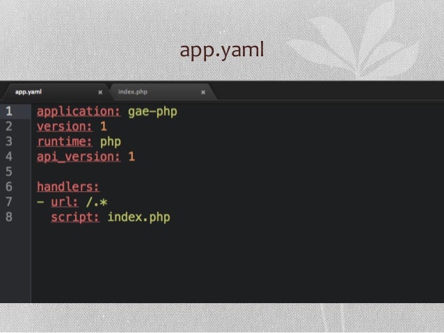 Pass parameters to php in app.yaml Google App Engine - Stack Overflow