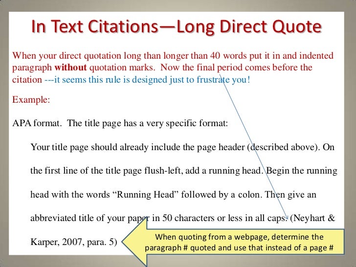 How To Insert A Citation Apa Sdose