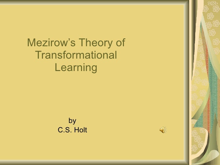 Mezirows Theory