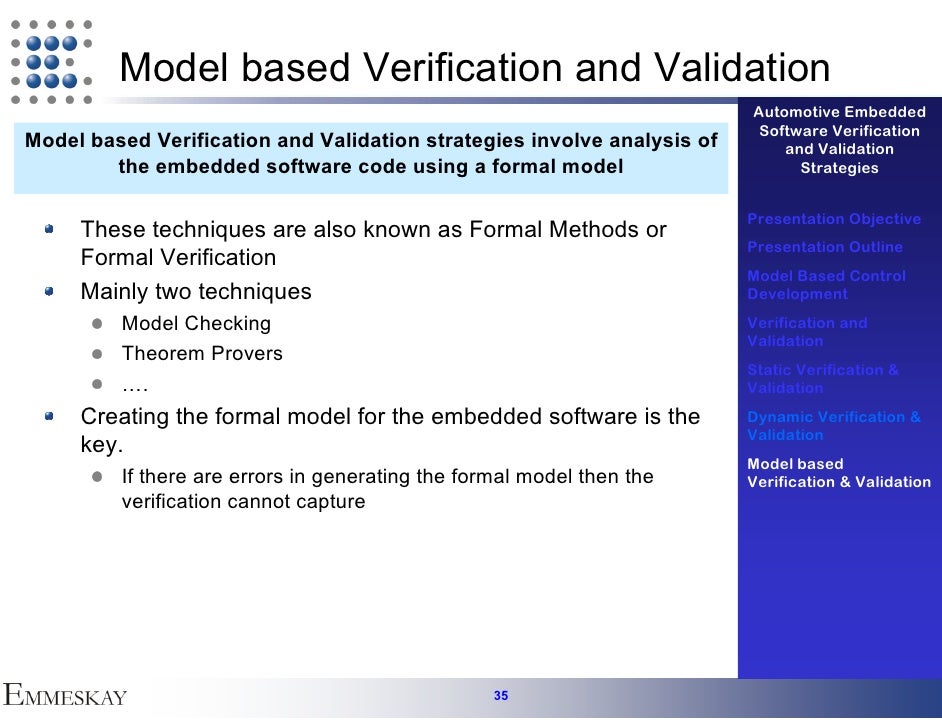 Ecu Verification And Validation