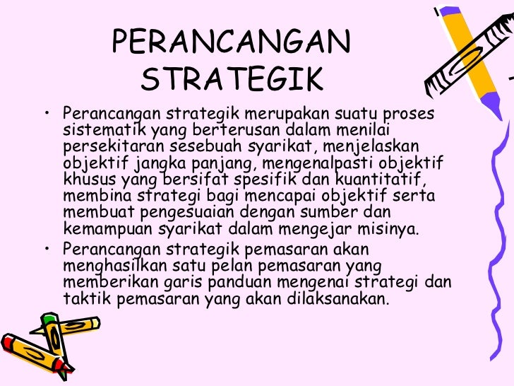Bab 2 Perancangan Strategik And Proses Pemasaran