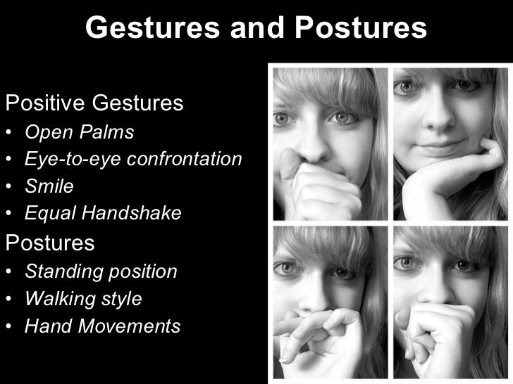 Non Verbal communication and use of body language expression