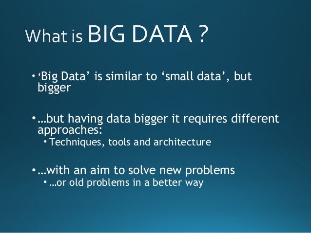 Big Data Ppt