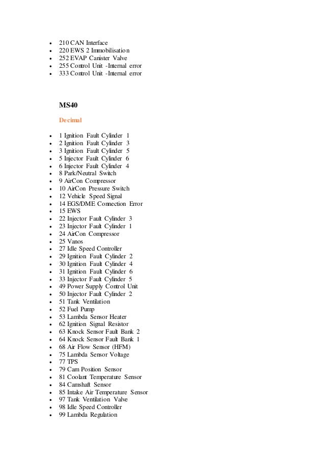 Bmw Fault Code List bmw-fault-code-list