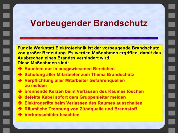 Brandschutz