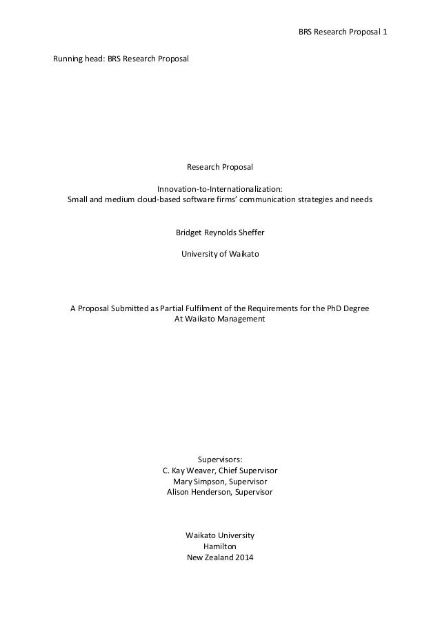 Phd Thesis Proposal Cover Page Format Requirements