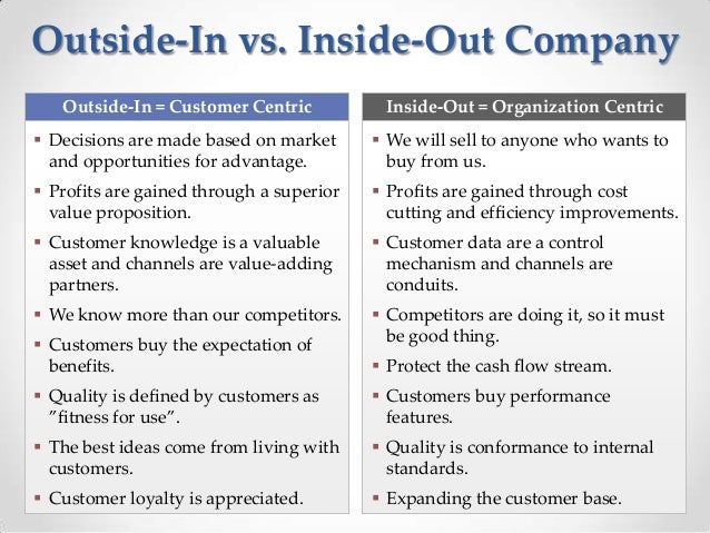 Building a customer centric organisation