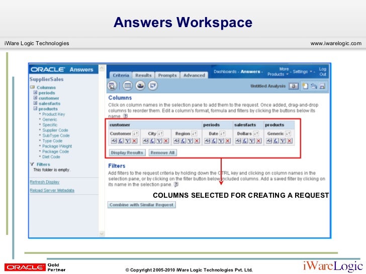 Building Oracle Biee Obiee Reports Dashboards
