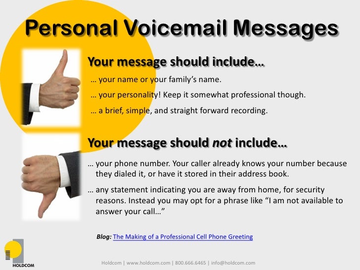Business And Personal Professional Voicemails Business And Personal Professional Voicemails