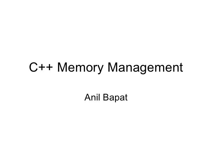 C Memory Management