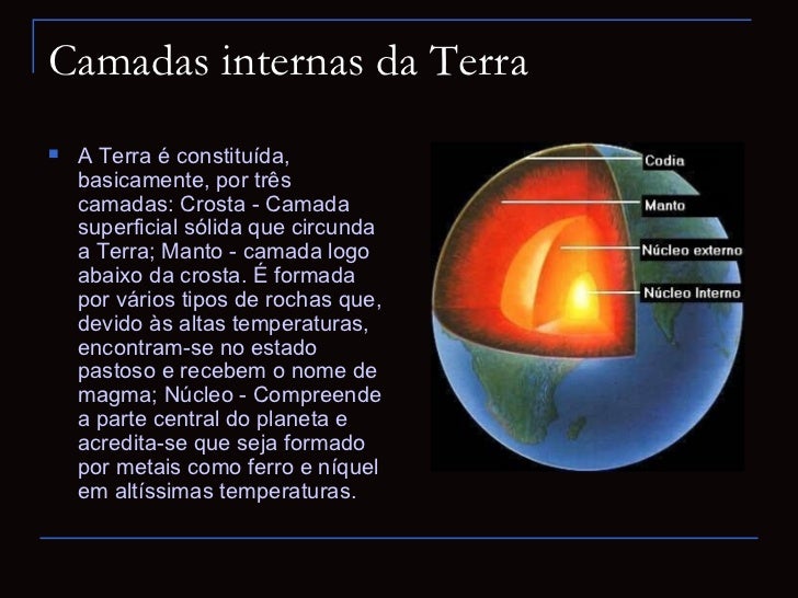 Camada interna da terra