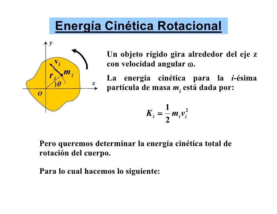 Energia Cinética De Rotação