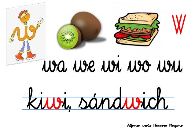 Palabras con wa we wi wo wu para niños - Imagui