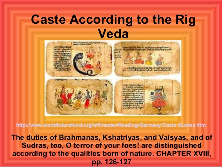 The Caste System of Ancient India