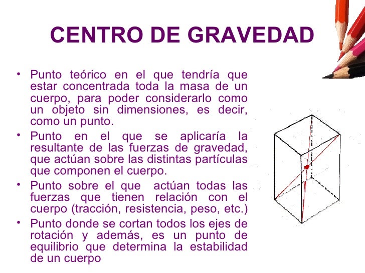 Que Es El Centro De Gravedad De Un Cuerpo at Roderick Wilkerson blog