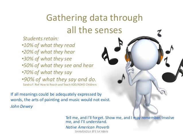 Gather Data Through All Senses