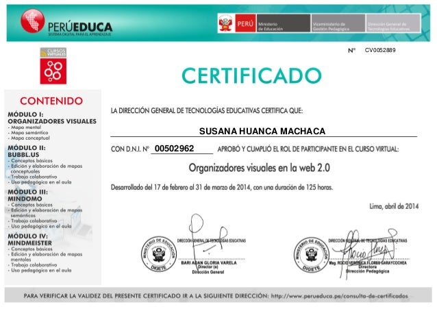 Certificado de computacion - Imagui