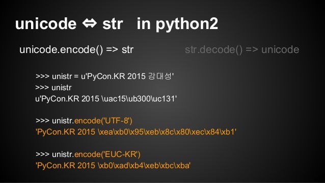 Character Encoding In Python