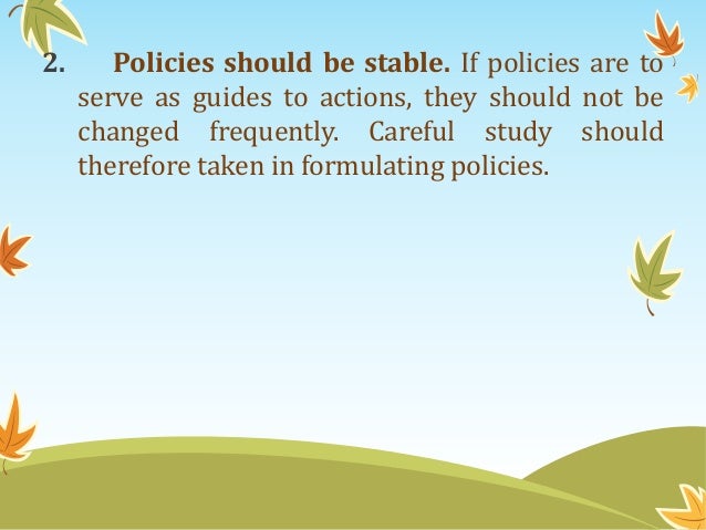 Characteristics Of A Good Policy characteristics-of-a-good-policy