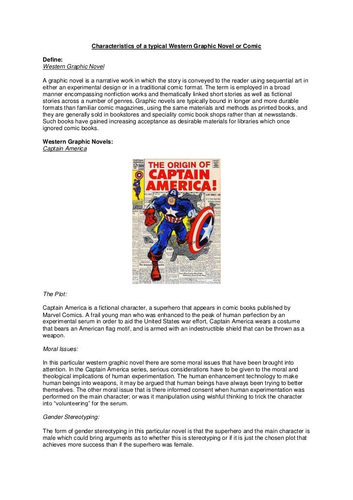 Characteristics Of A Typical Western Graphic Novel Or Comic characteristics-of-a-typical-western-graphic-novel-or-comic