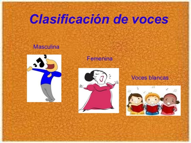 Clasificación de voces